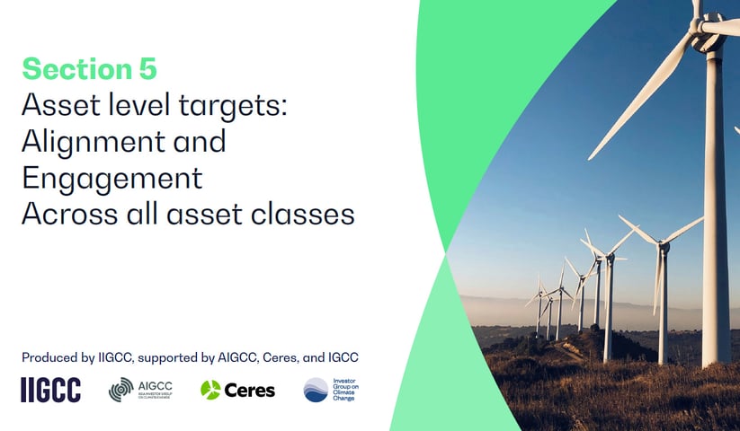 Asset Level Assessment & Targets